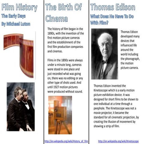 Film history | PPTX