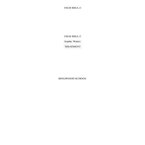 Final film idea mind map | DOCX