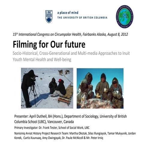 Inuit Values and Worldview: Their Importance in Protecting the Arctic | PPT