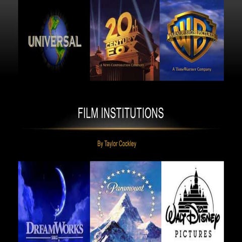 Film institutions | PPTX