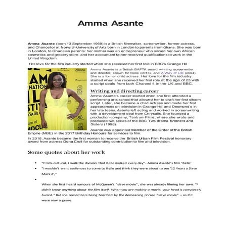 Amma Asante | DOCX
