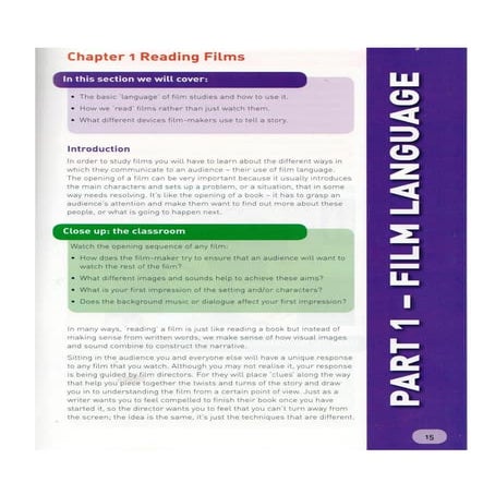 Film language chapter | PDF