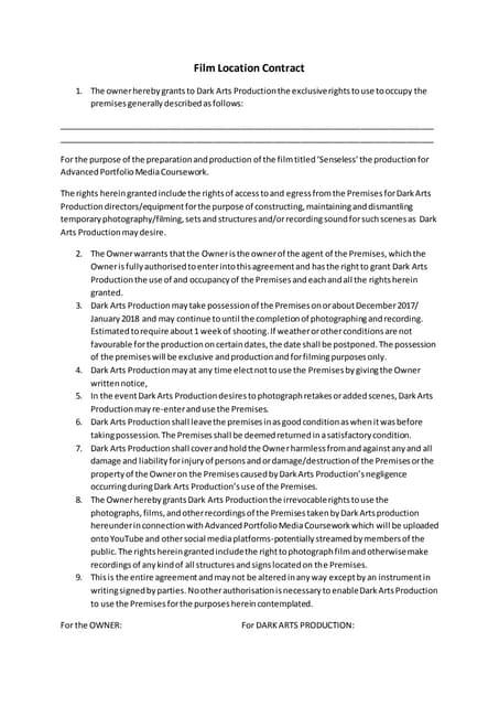 Location release redacted | PDF