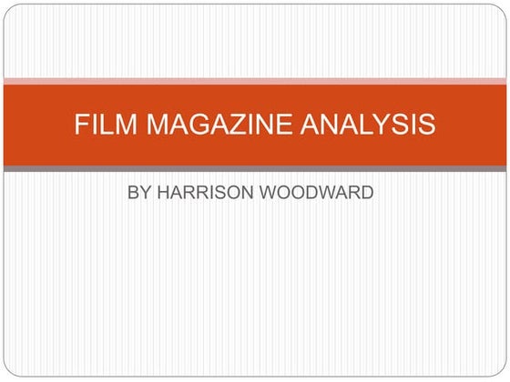Magazine analysis | PDF