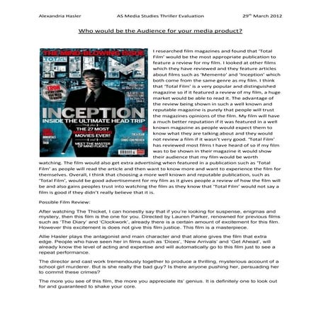 Film magazine article | DOCX