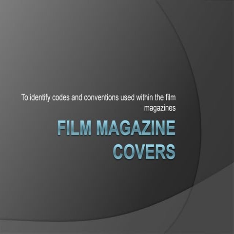 A2 media film poster analysis | PPT