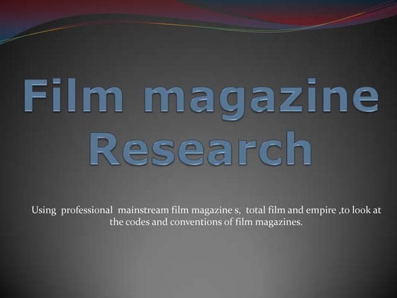 Empire magazine analysis | PDF