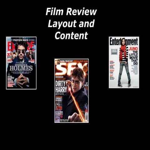 Film magazine reviews | PPTX