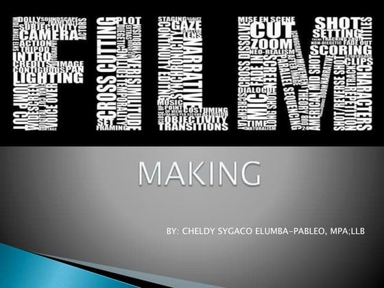 Elements of film making | PPT