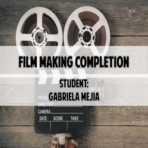 Film making completion 2.3 | PPT
