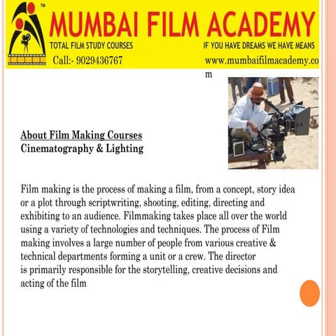 Film making & direction | PPTX