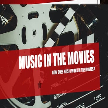 Film Music Lesson 1, which deals with the different functions of Film ...