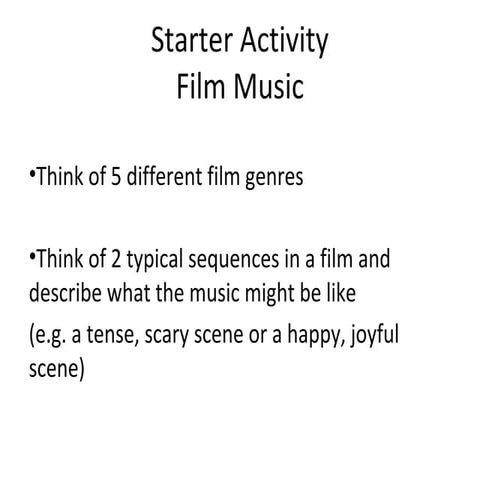 Film music lesson 1 | PPT