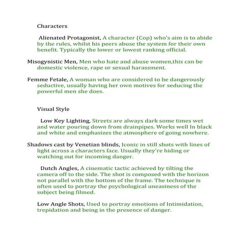 Horror genre chart | PPTX