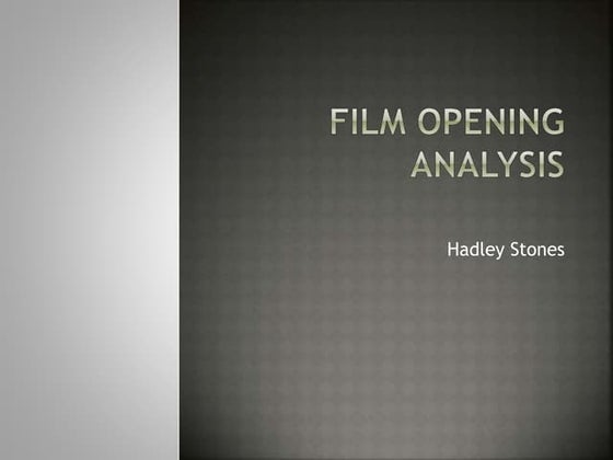 Notebook opening scene | PDF | Drama | Genres