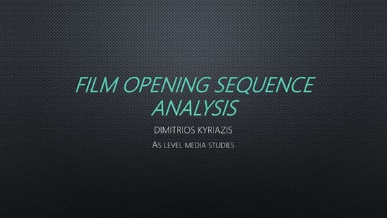 Shawshank redemption opening scene analysis | DOCX | True Crime | Genres