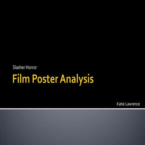 Film Poster Analysis | PPTX