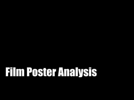 Film Poster Analysis Hide and seek | PDF
