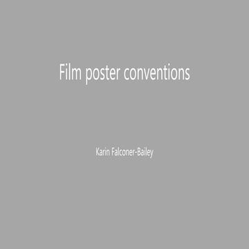 Horror Posters media unit 3 conventions analysis | PPTX