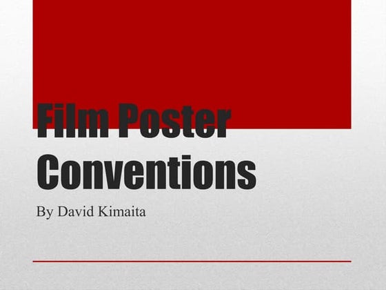Movie Poster Guideline | PDF