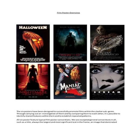 Introduction To Horror Sub-Genres | PPTX