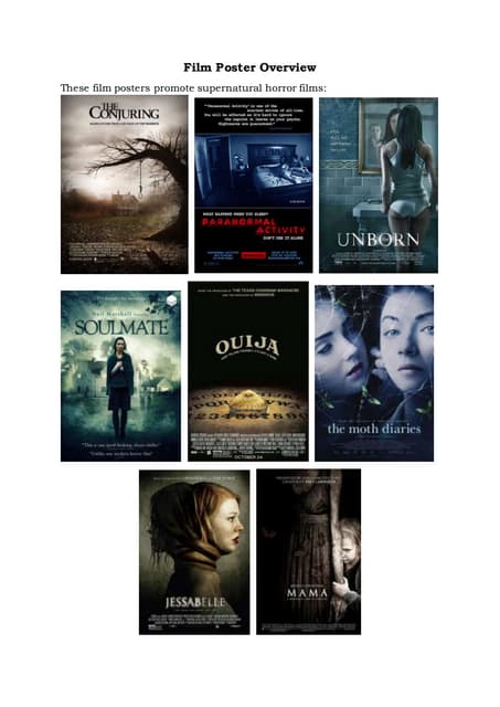 Sinister poster analysis | PPT