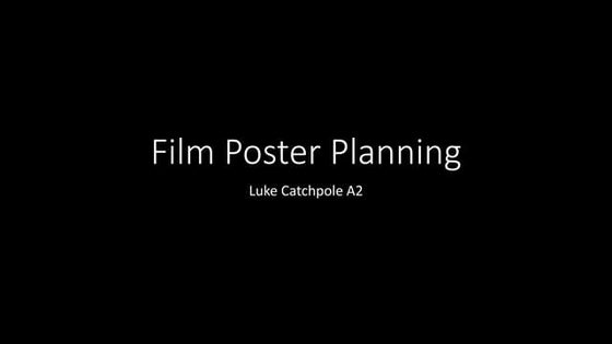 POLTERGEIST Poster Analysis | PPTX
