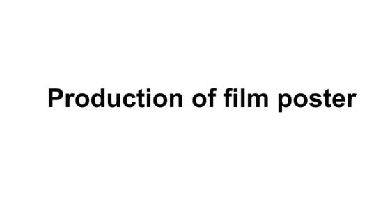 Film title production process | PPT
