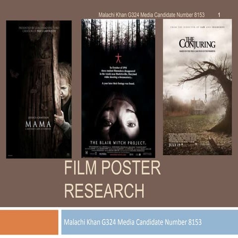 G324 Media Studies Film Poster Research | PPT