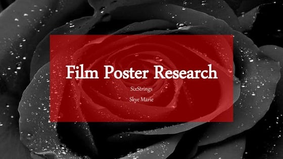 Film poster | PPT
