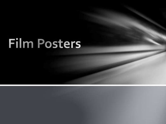 Poster Analysis | PPT