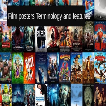Film posters terminology and features | ODP