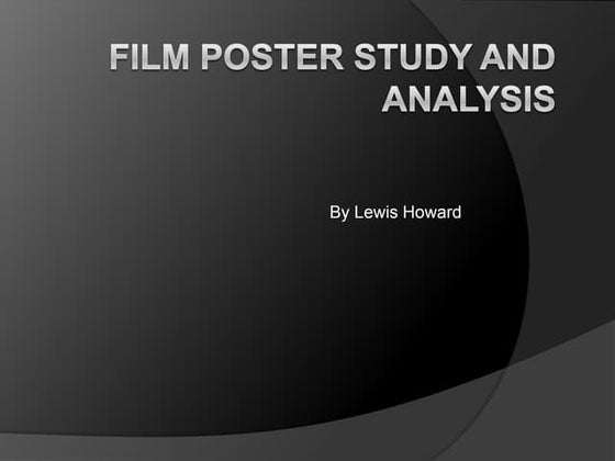 Poster Analysis - Friday the 13th | PPT