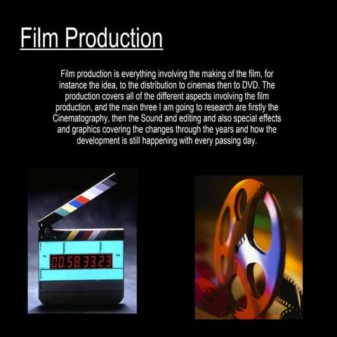 Film Production | PPT