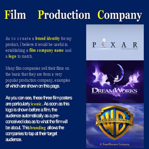 Film production comp x | PPT