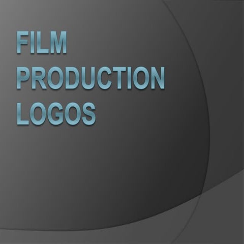 Film production logos | PPTX