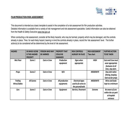 Film production risk_assessment Mark Grayson | DOCX