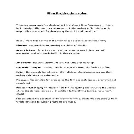 Production Roles.ppt