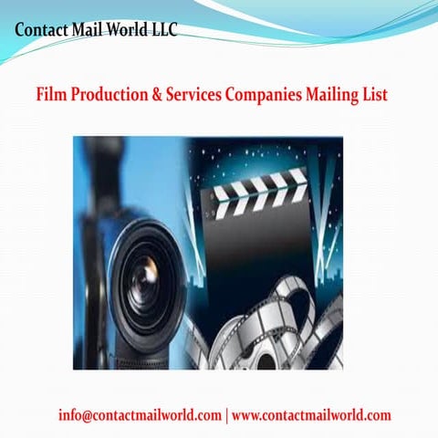 Film production & services companies mailing list | PDF