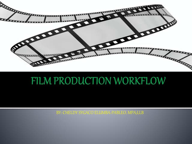 Organisational charts Of Film Production Organisational Chart One | PPTX