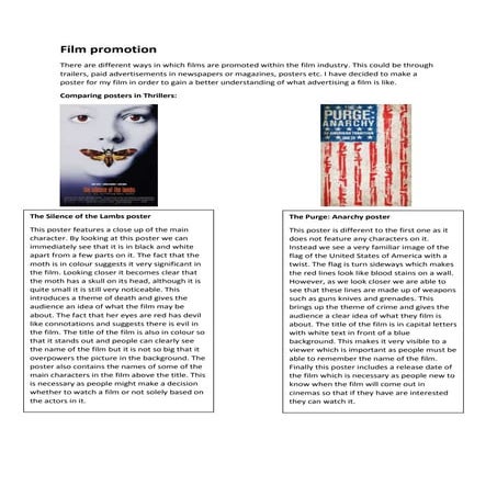 Film promotion | PDF