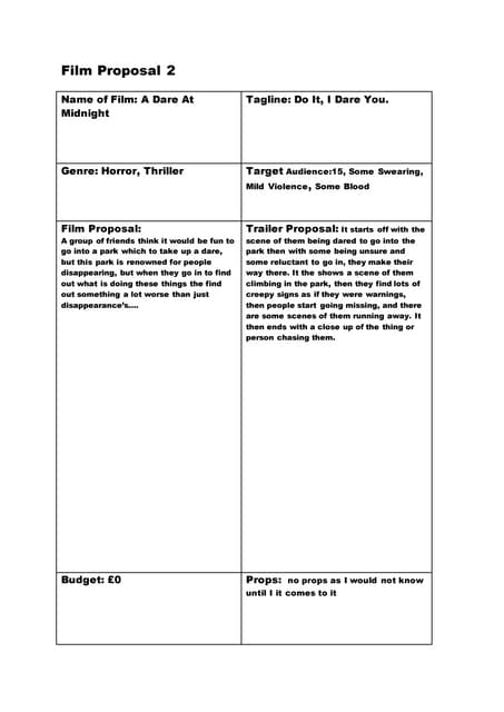 Thriller film poster analysis 2 | PDF