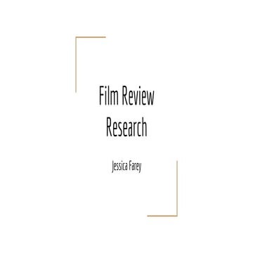 Film review research | PPT