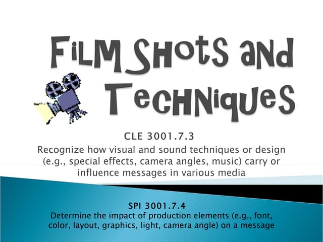Elements of film making | PPTX