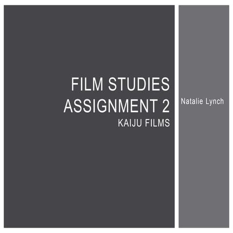 Film Studies 2 | PPT