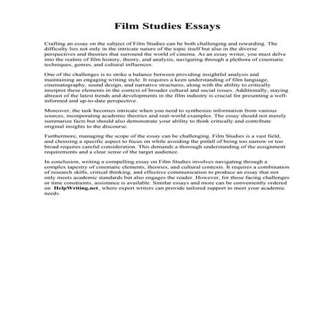 Film Studies Essays.pdf