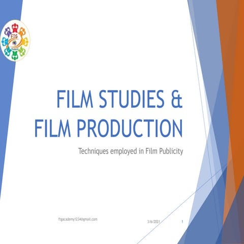 Film studies & Production, Module 4 | PPT