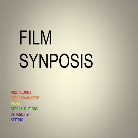 Film synopsis | PPT