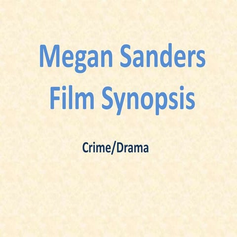 Film synopsis presentation on trailers | PPTX