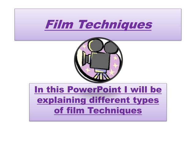 Film Techniques film-techniques